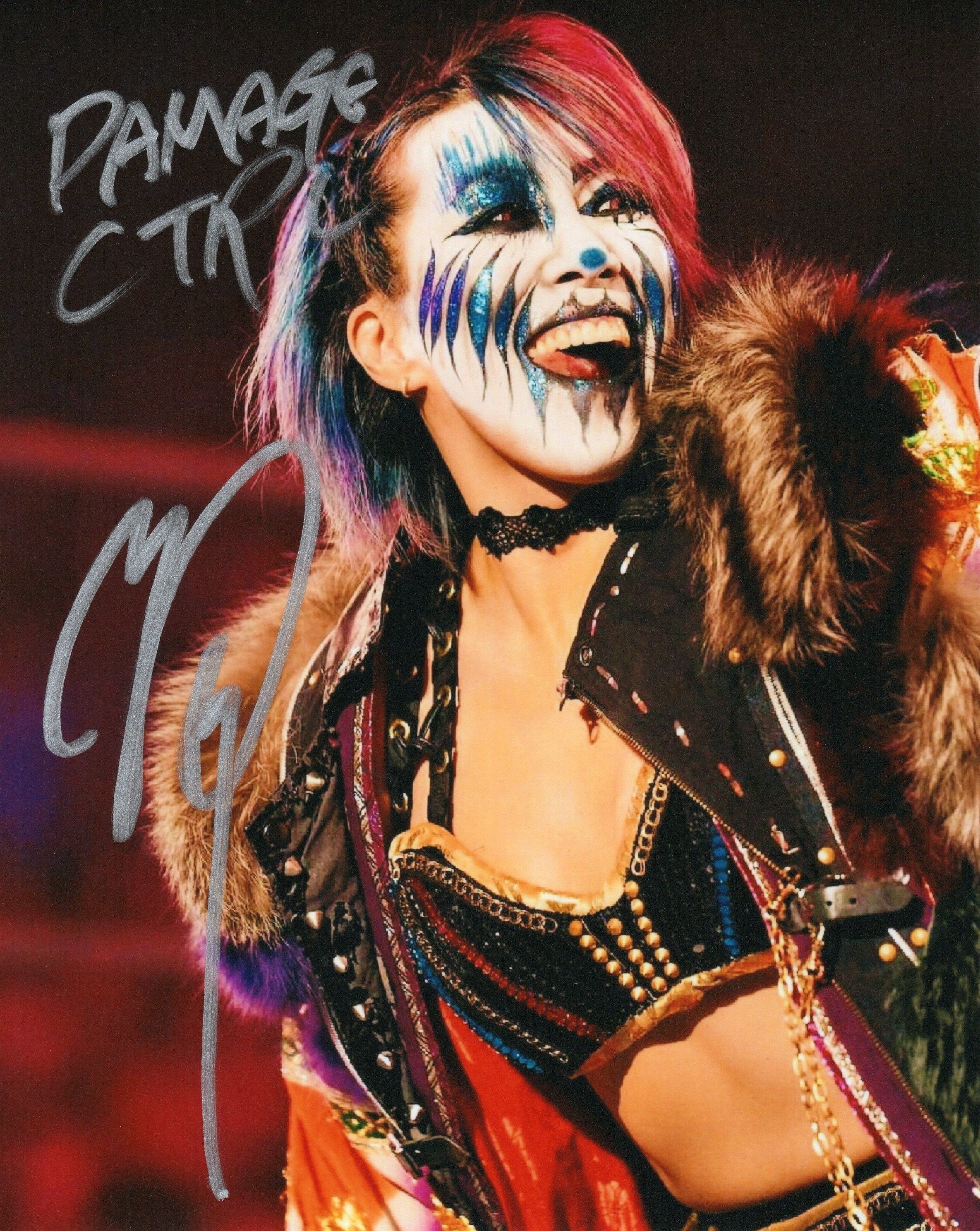 Asuka Signed WWE Damage CTRL Photo – RetroWrestling.com