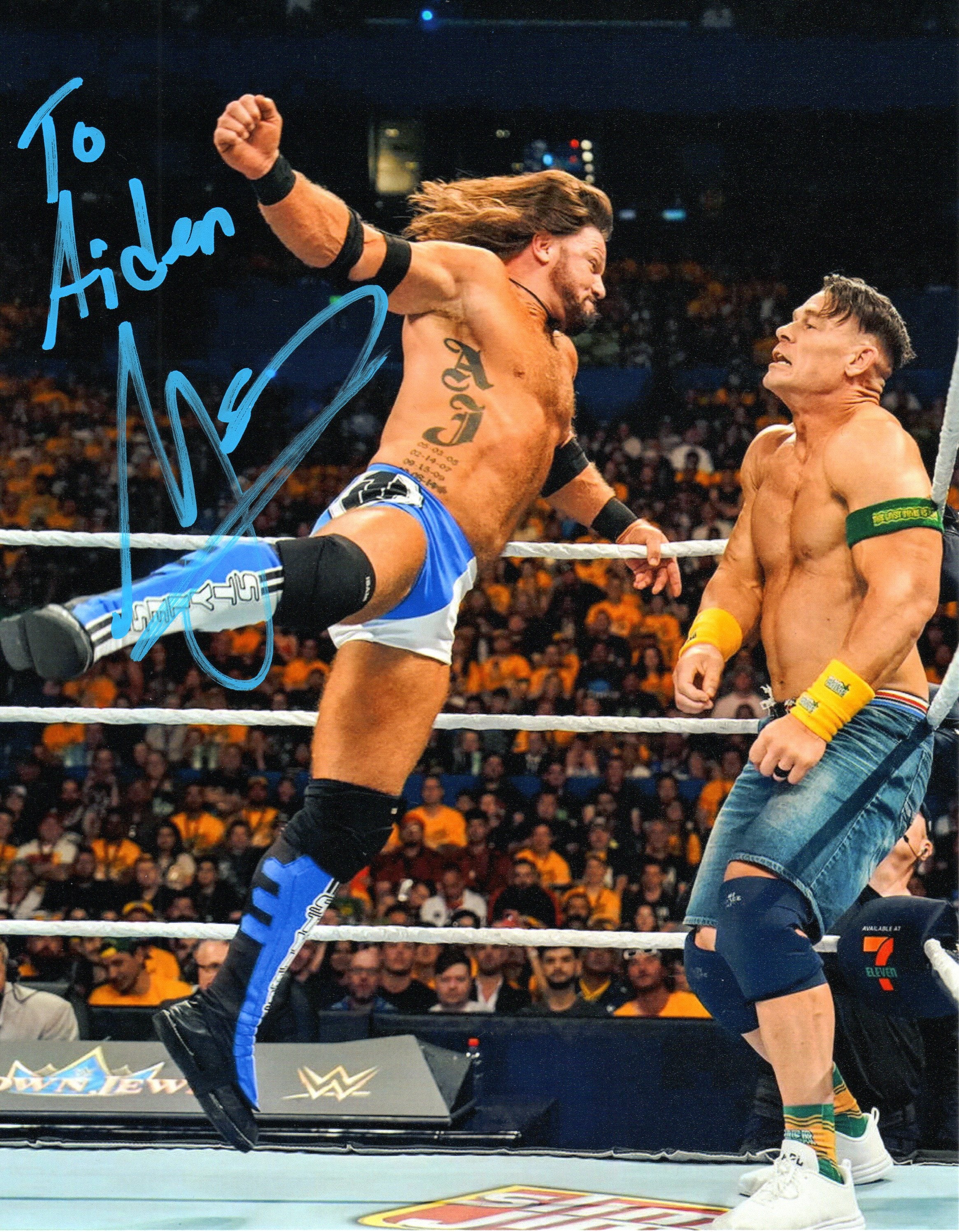 AJ Styles Signed WWE Photo – RetroWrestling.com