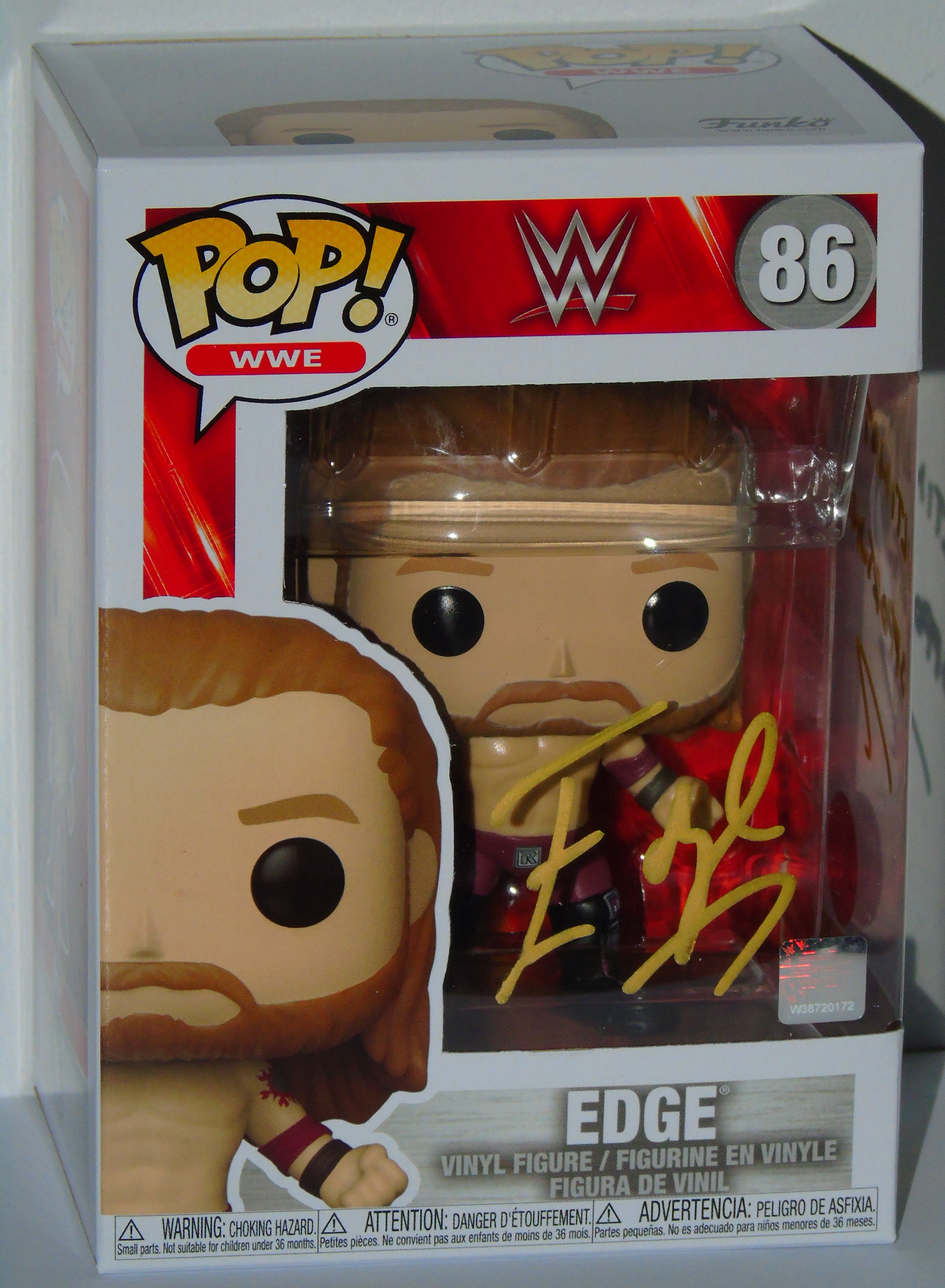 Edge Signed Funko WWE Wrestling Pop! Vinyl Figure – RetroWrestling.com