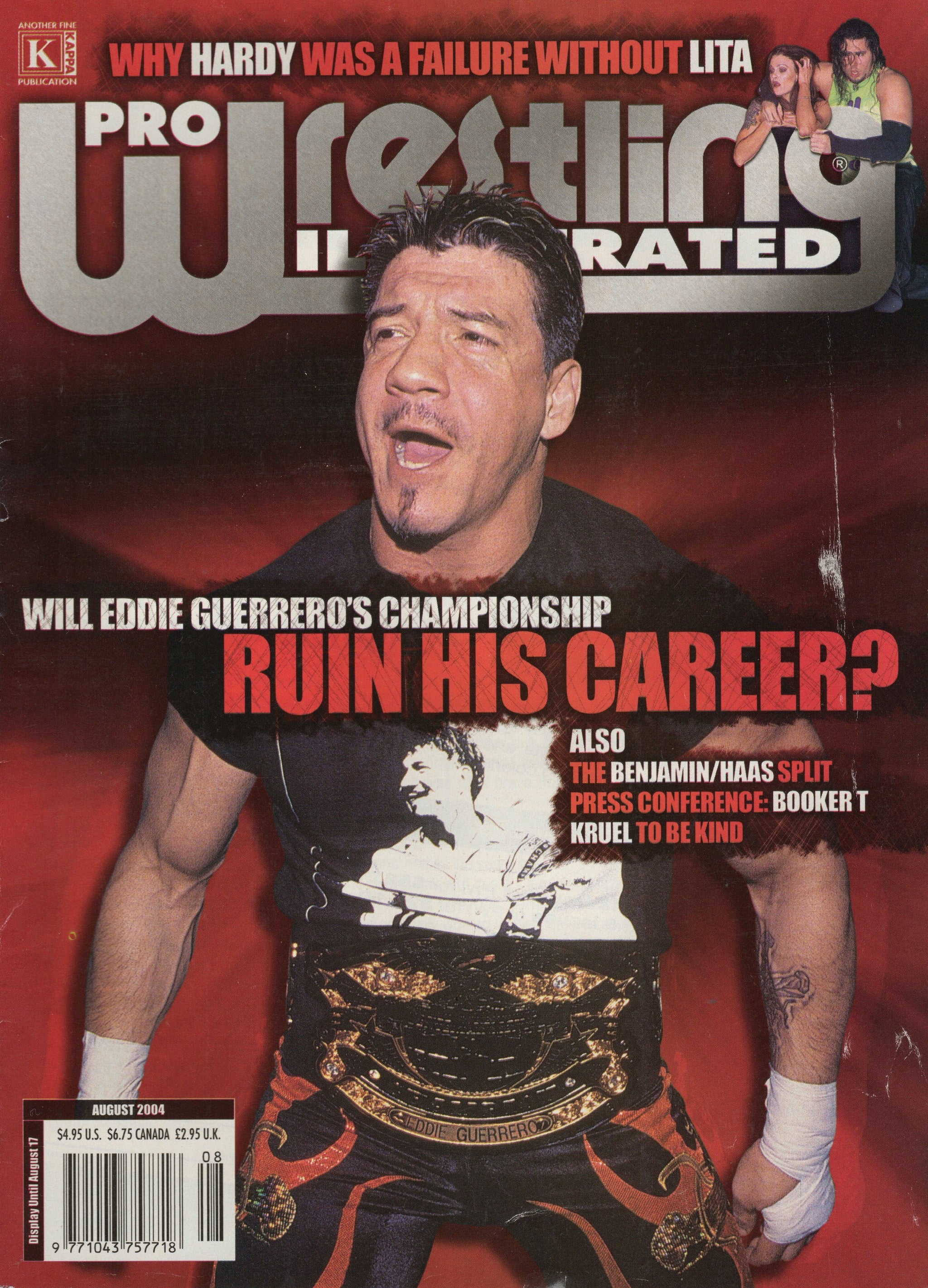 PWI Pro Wrestling Illustrated Magazine August 2004 – RetroWrestling.com