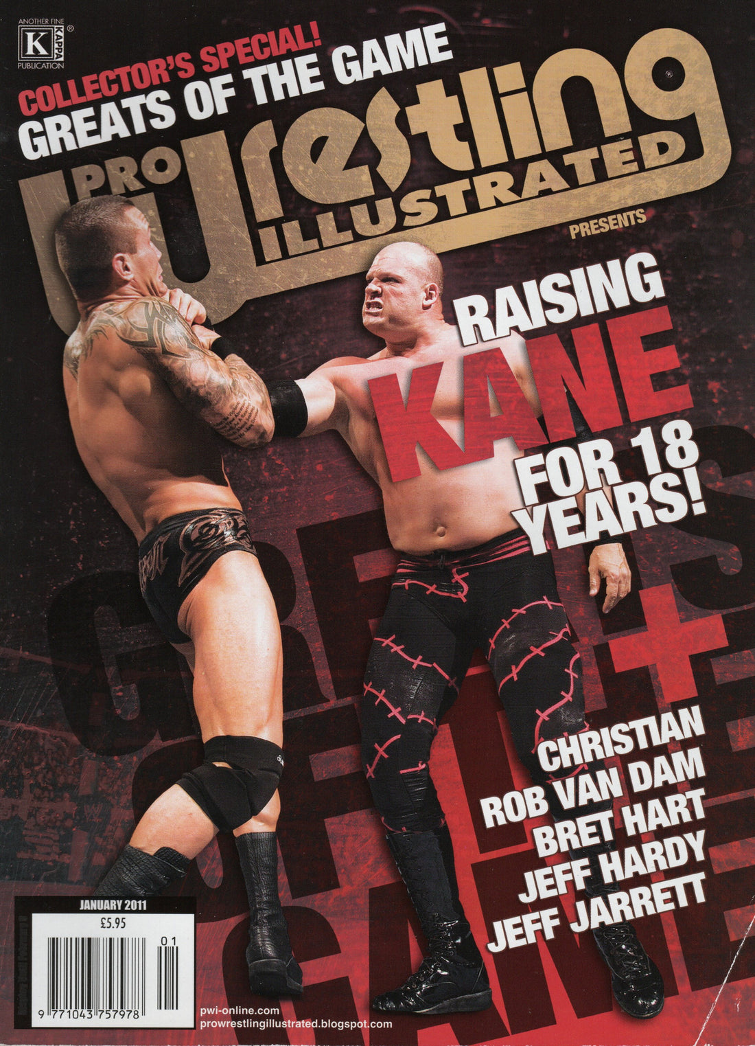 PWI Pro Wrestling Illustrated Magazine January 2011 – RetroWrestling.com