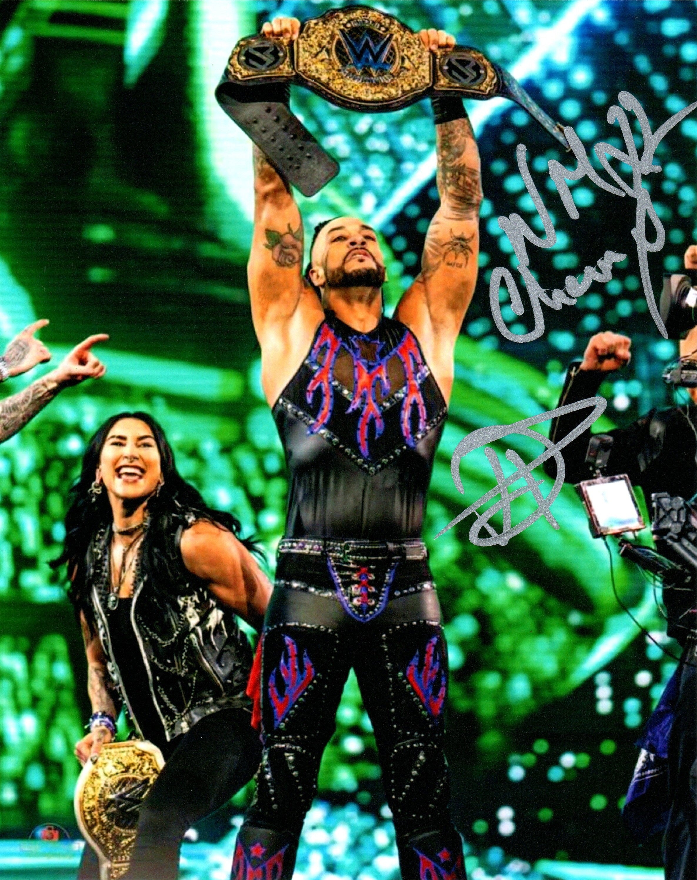 Damian Priest WWE Wrestlemania XL Signed Photo – RetroWrestling.com