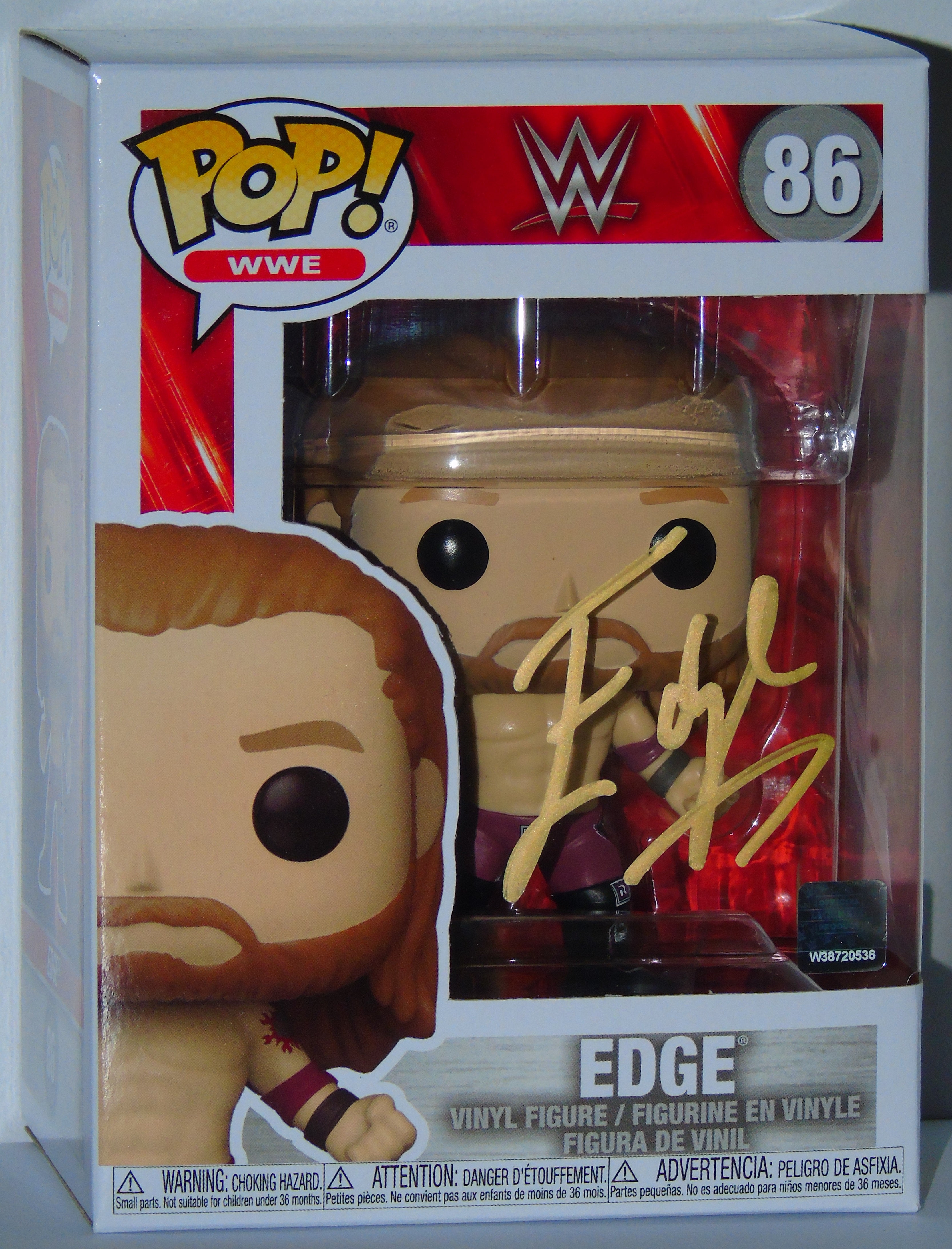 Edge Signed Funko WWE Wrestling Pop! Vinyl Figure – RetroWrestling.com