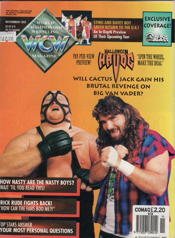 WCW Magazine November 1993 – RetroWrestling.com
