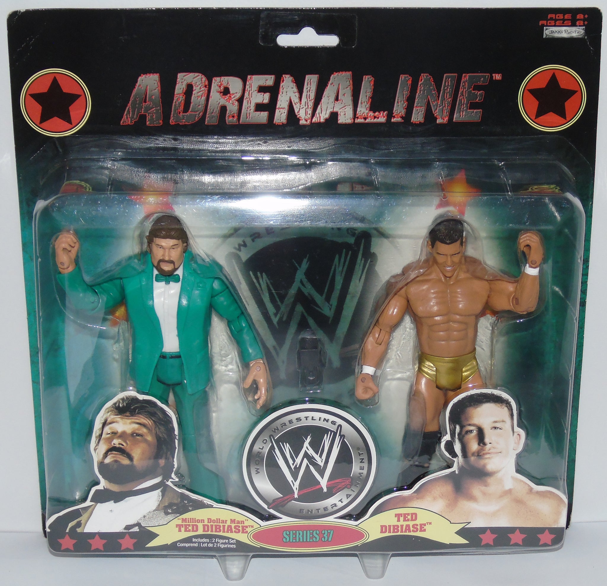 Million Dollar Man Ted Dibiase & Ted Dibiase Jr. WWE Jakks Wrestling F ...