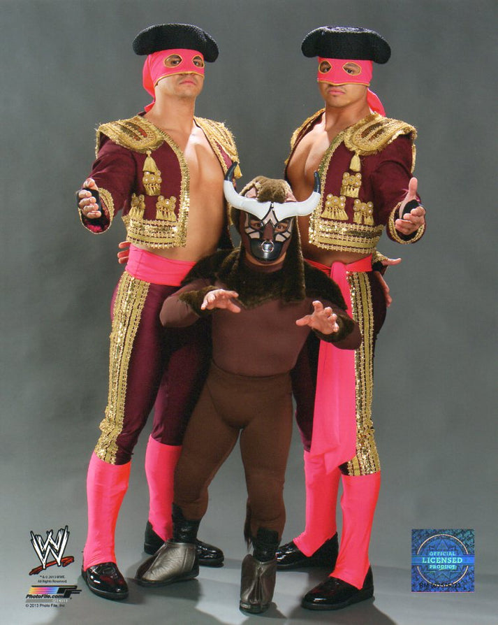 Los Matadores Diego Fernando & El Torito WWE Photofile 8x10" Photo ...