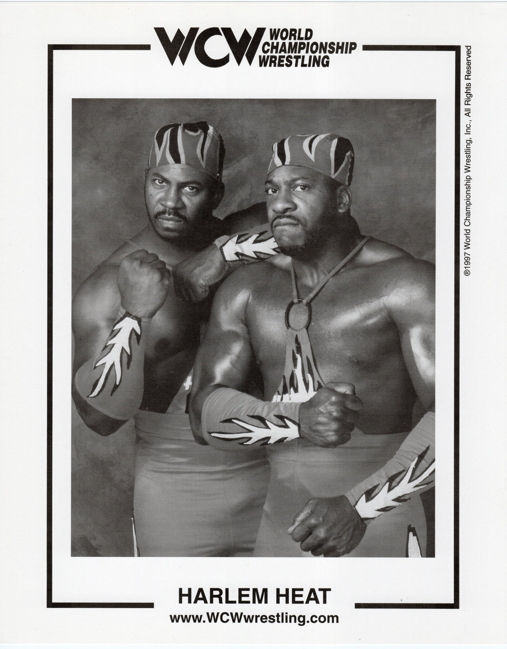 Harlem Heat Booker T & Stevie Ray WCW Promo Photo – RetroWrestling.com