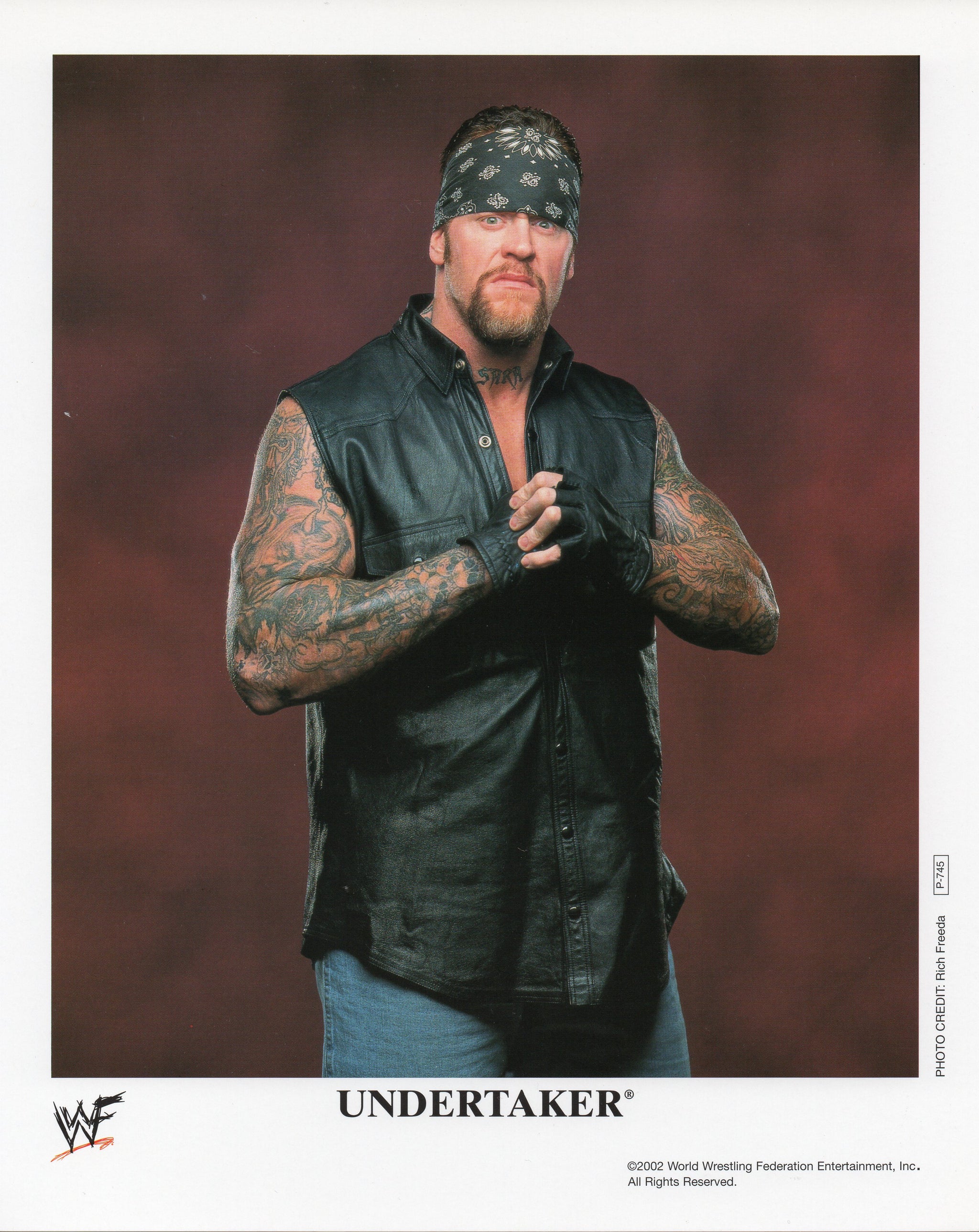 Undertaker WWF Promo Photo – RetroWrestling.com