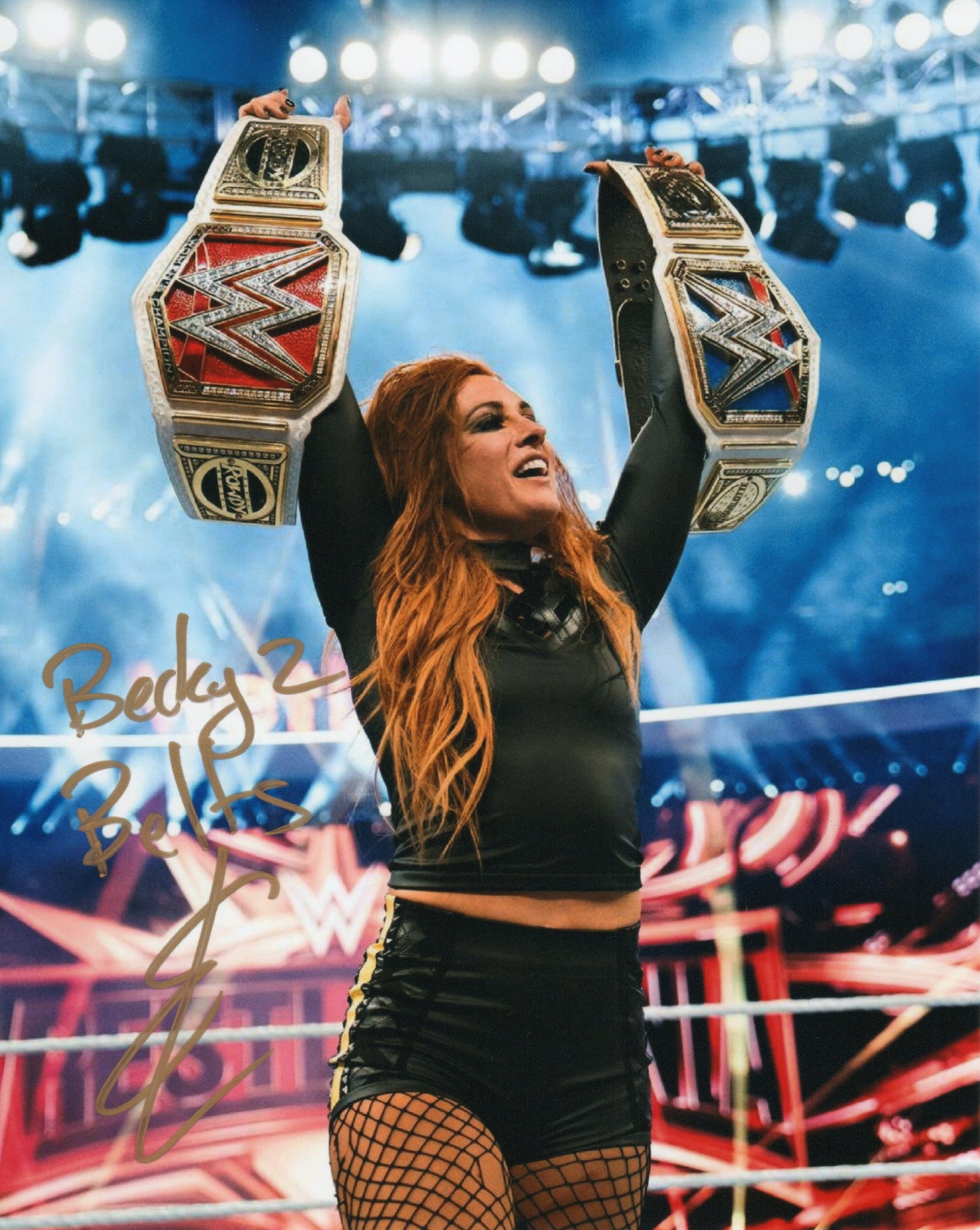 ***LAST ONE IN STOCK*** Becky Lynch WWE Signed Photo – RetroWrestling.com
